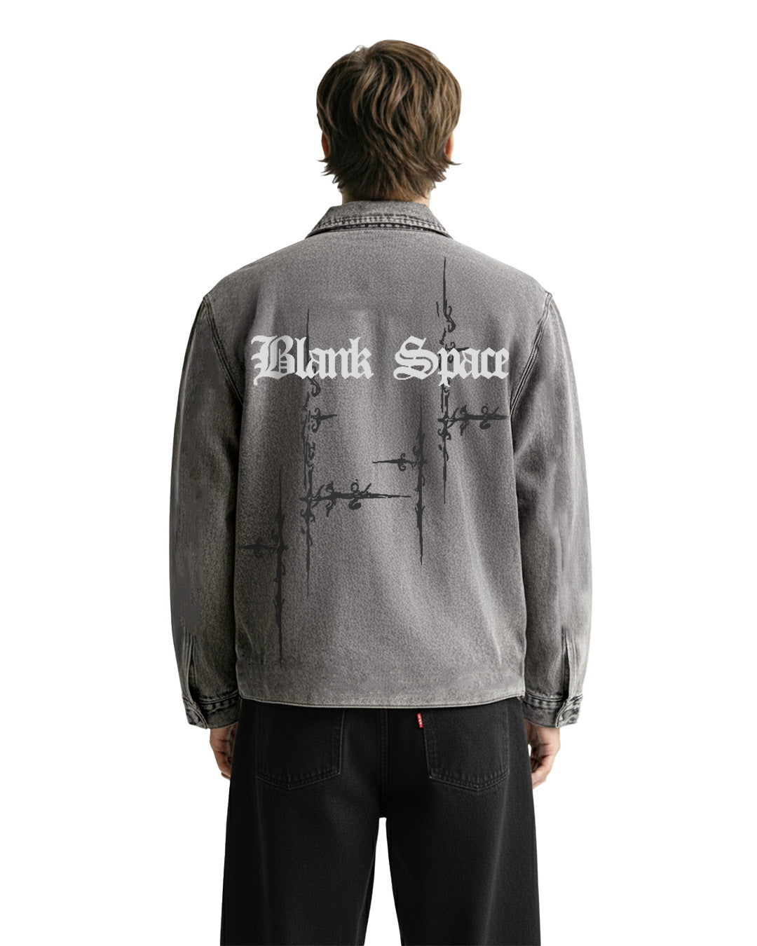 BUY Blank Space Grey Denim Shirt – WHAT THE FLEX