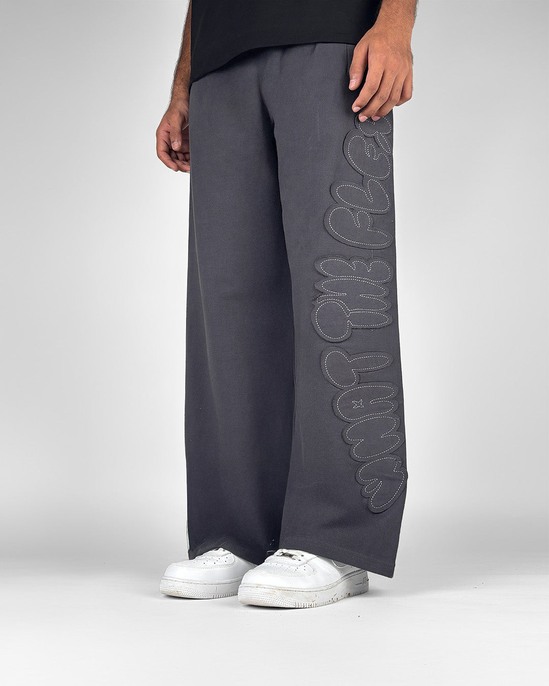 Buy Grey Cotton Dropout Sweatpants – WHAT THE FLEX