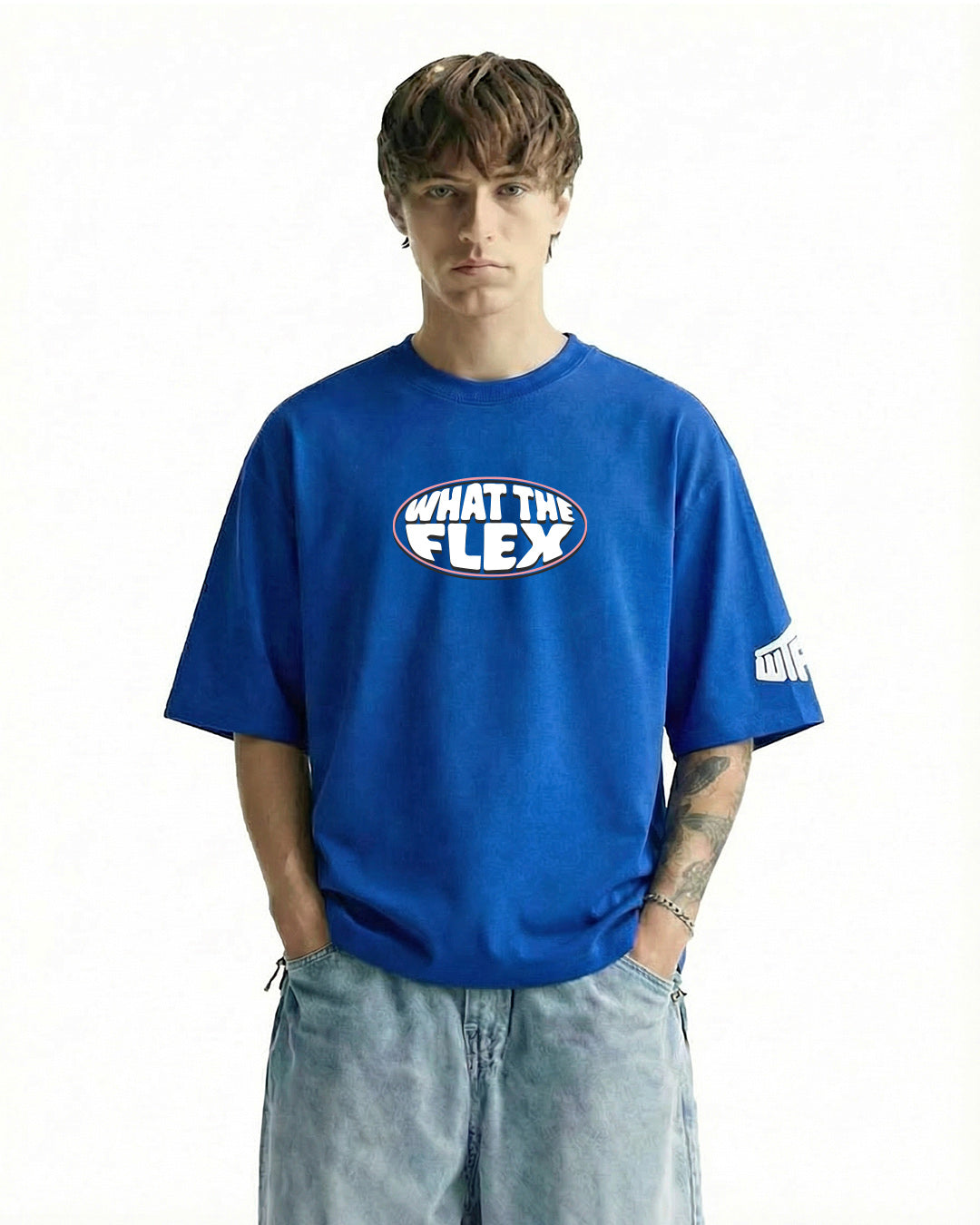 Boxy Fit Tshirt For Men and Women – WHAT THE FLEX