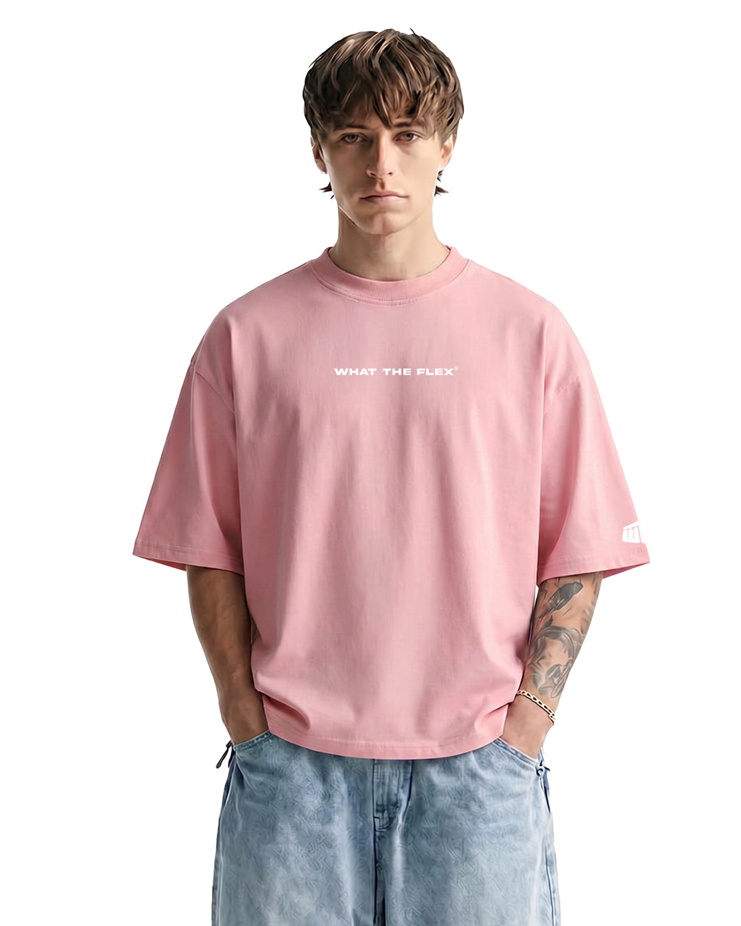 Boxy Fit Tshirt For Men and Women – WHAT THE FLEX