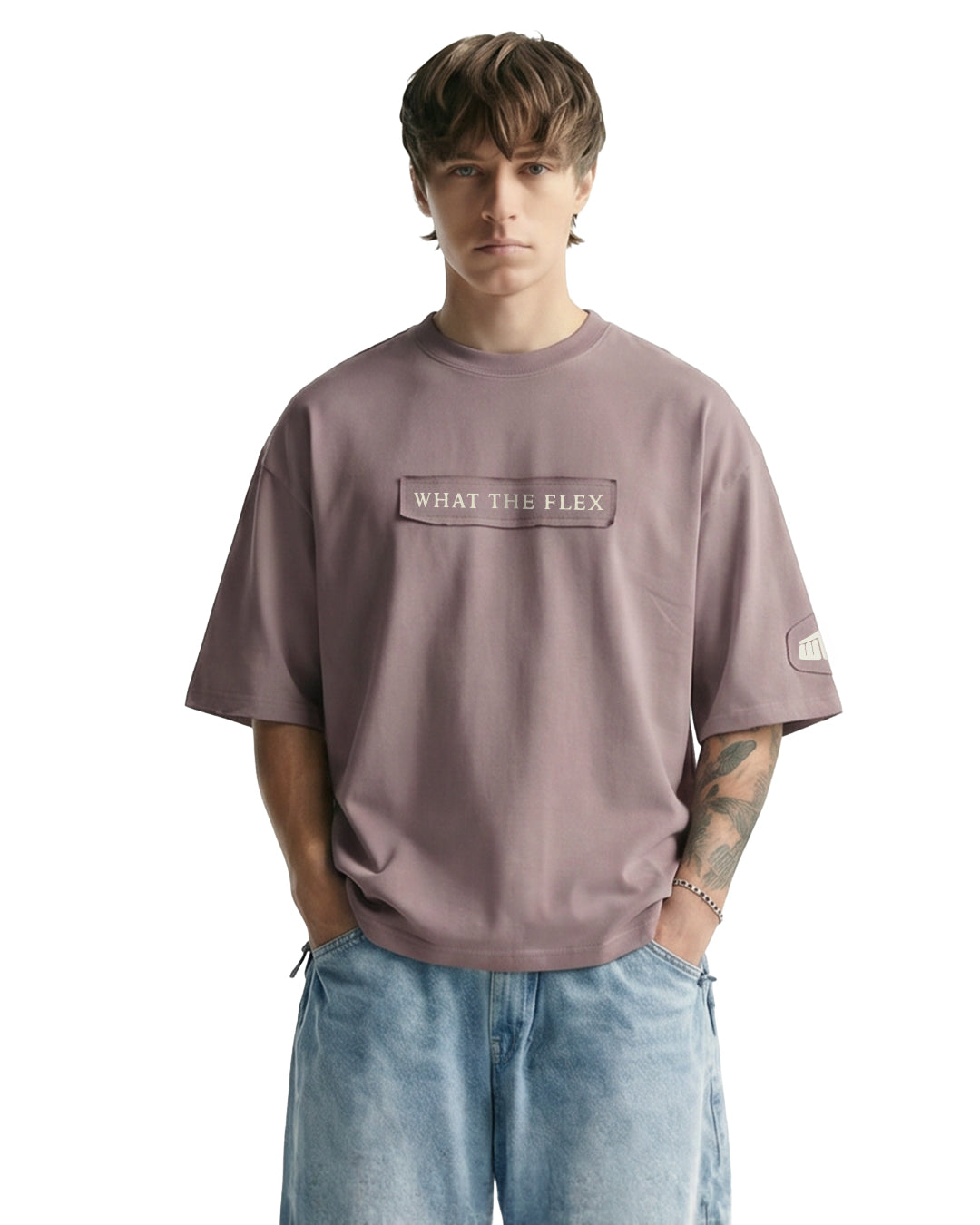 Boxy Fit Tshirt For Men and Women – WHAT THE FLEX