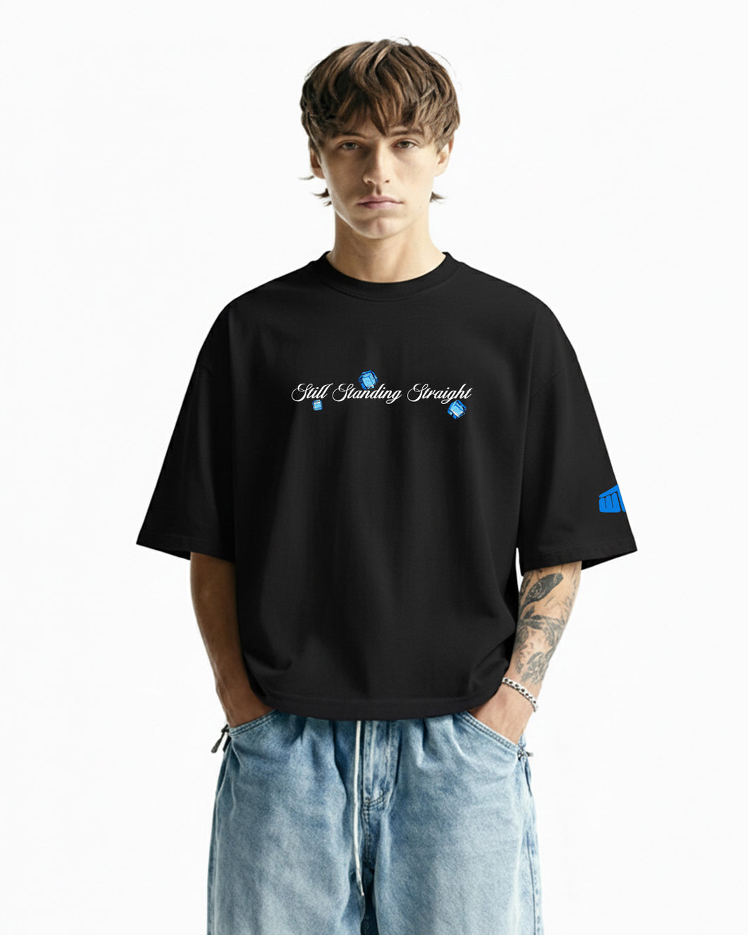 Boxy Fit Tshirt For Men and Women – WHAT THE FLEX