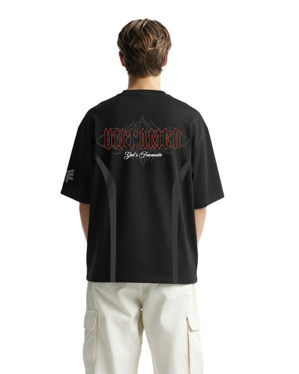 Untamed Black Heavyweight T-Shirt – WHAT THE FLEX