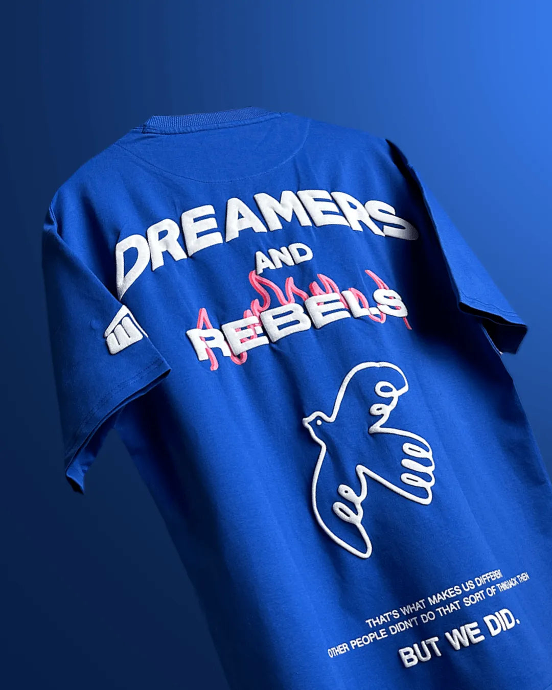 DREAMERS & REBELS Oversized Heavyweight T-shirt – WHAT THE FLEX